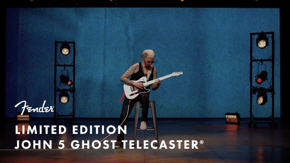 Exploring the Limited Edition John 5 Ghost Telecaster | Fender Artist ...