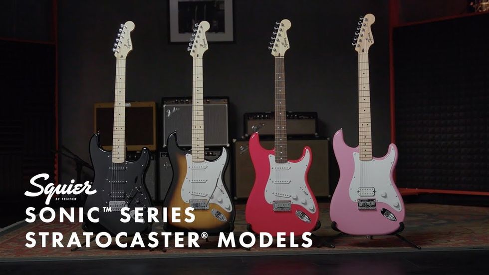 Exploring the Squier Sonic Series Stratocaster Models | Fender ...