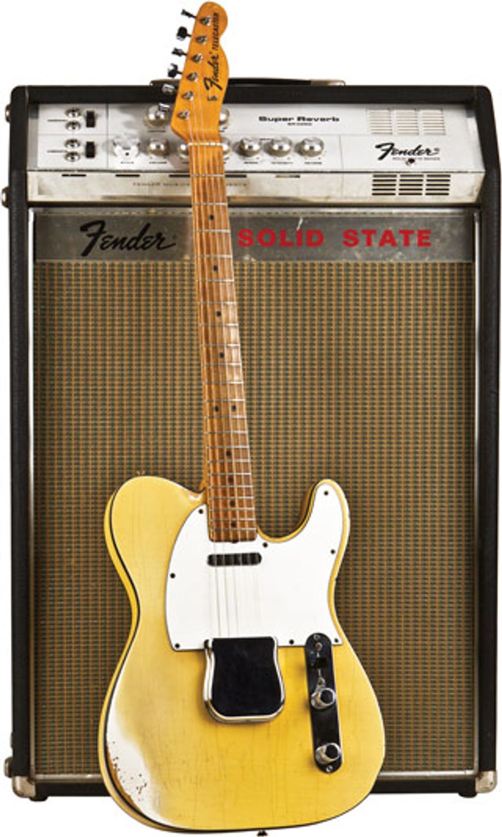 1968 Fender Telecaster Custom and 1967 Fender Solid State Super Reverb ...