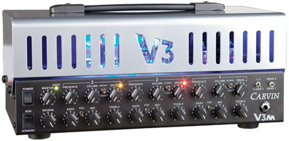 Carvin Announces V3M Micro Head and Combo Amps - Premier Guitar