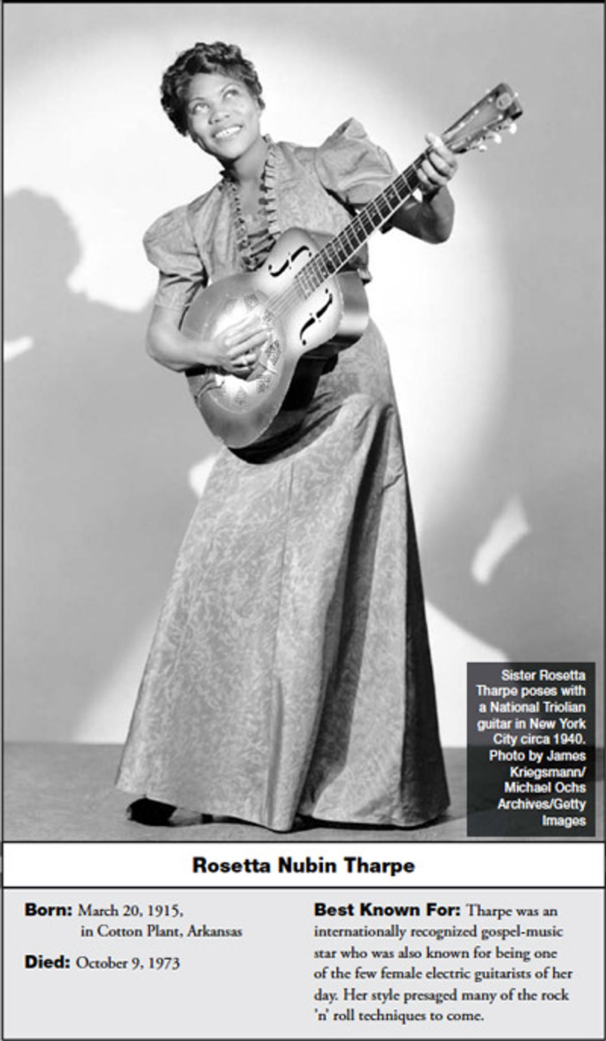 Forgotten Heroes: Sister Rosetta Tharpe - Premier Guitar