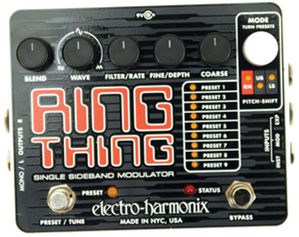 Electro-Harmonix Ring Thing Pedal Review - Premier Guitar