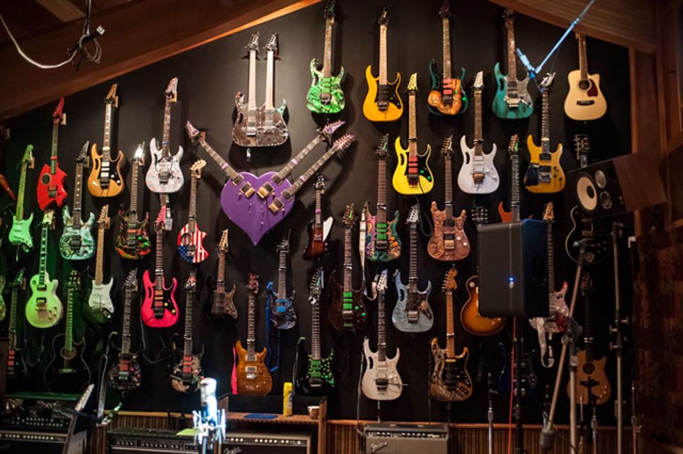 GALLERY: Inside Steve Vai's Harmony Hut Studio - Premier Guitar