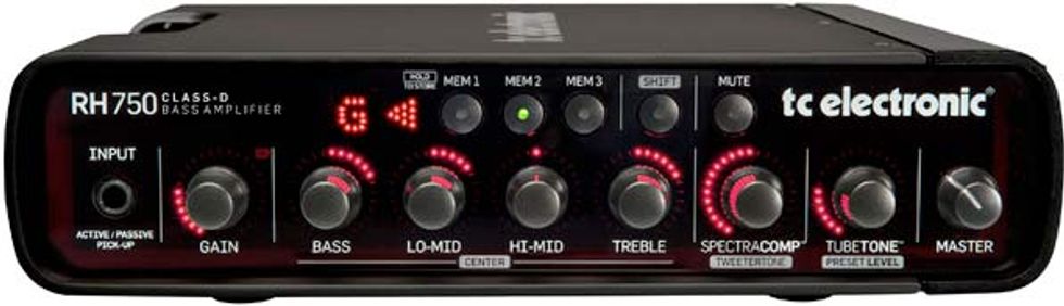 TC Electronic Introduces RH750 Bass Head - Premier Guitar