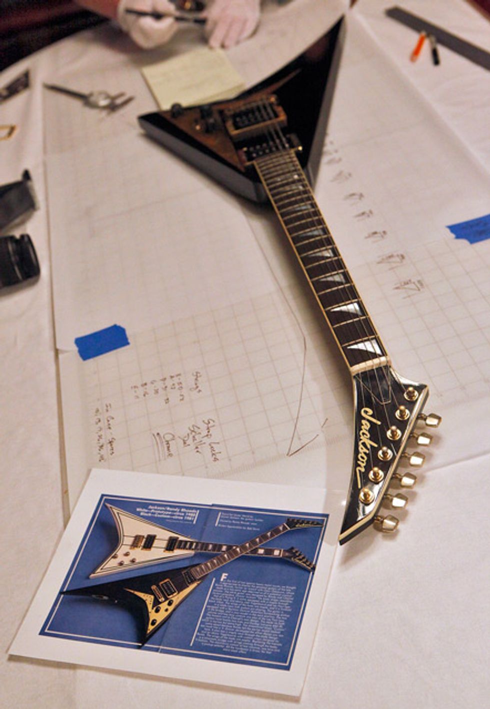 GALLERY: Randy Rhoads' Original Jackson Concorde Vs - Premier Guitar