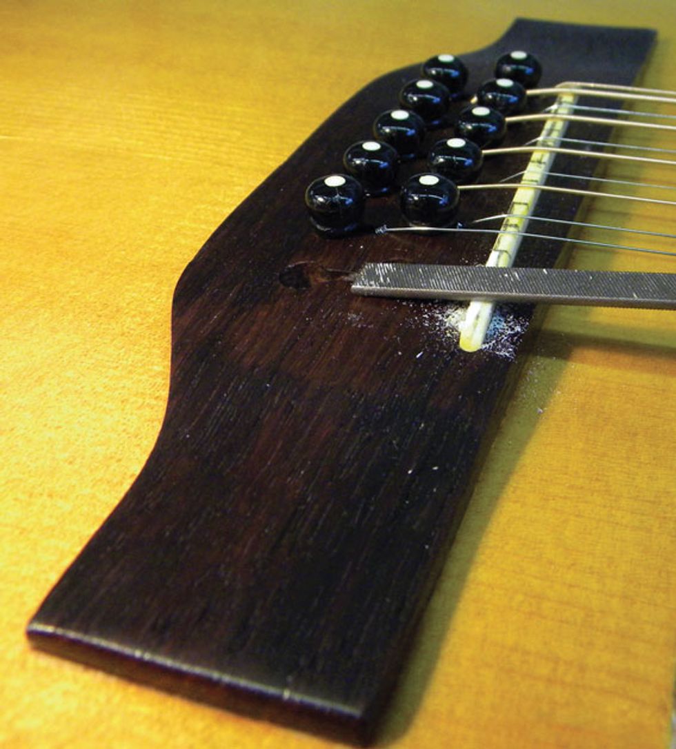 Guitar Shop 101: How to Intonate an Acoustic 12-String - Premier Guitar