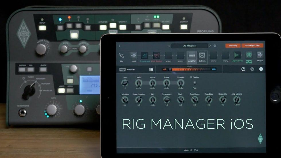 Kemper Profiler Tutorials - Rig Manager iOS (english) - Premier Guitar
