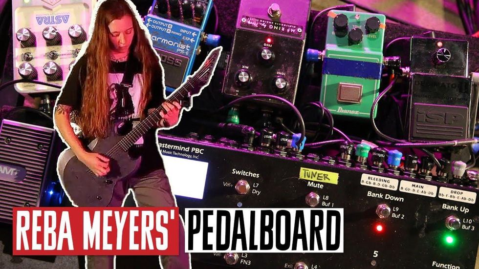 Reba Meyers' Pedalboard [Code Orange] - Premier Guitar